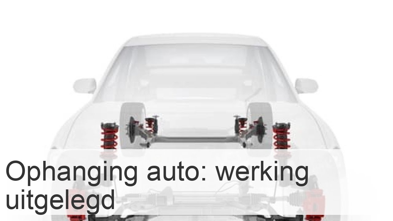 Hoe werkt de ophanging van een auto? - Auto 24 informatiebladen - YouTube