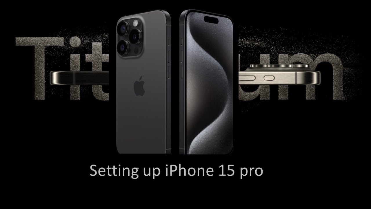 iphone15 pro initial setup | How to setup iPhone 15 pro | First time ...