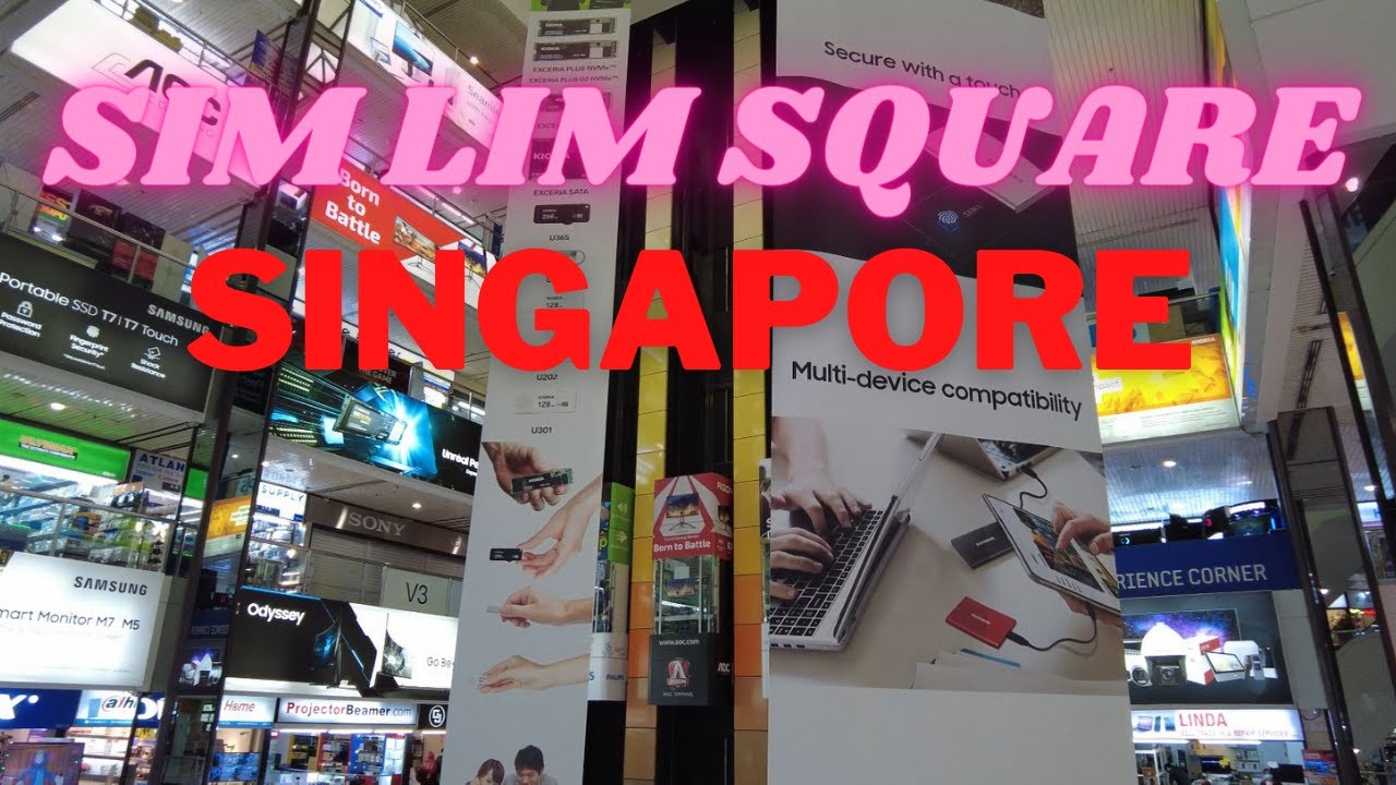 Sim Lim Square Singapore - IT & Electronic Mall - YouTube