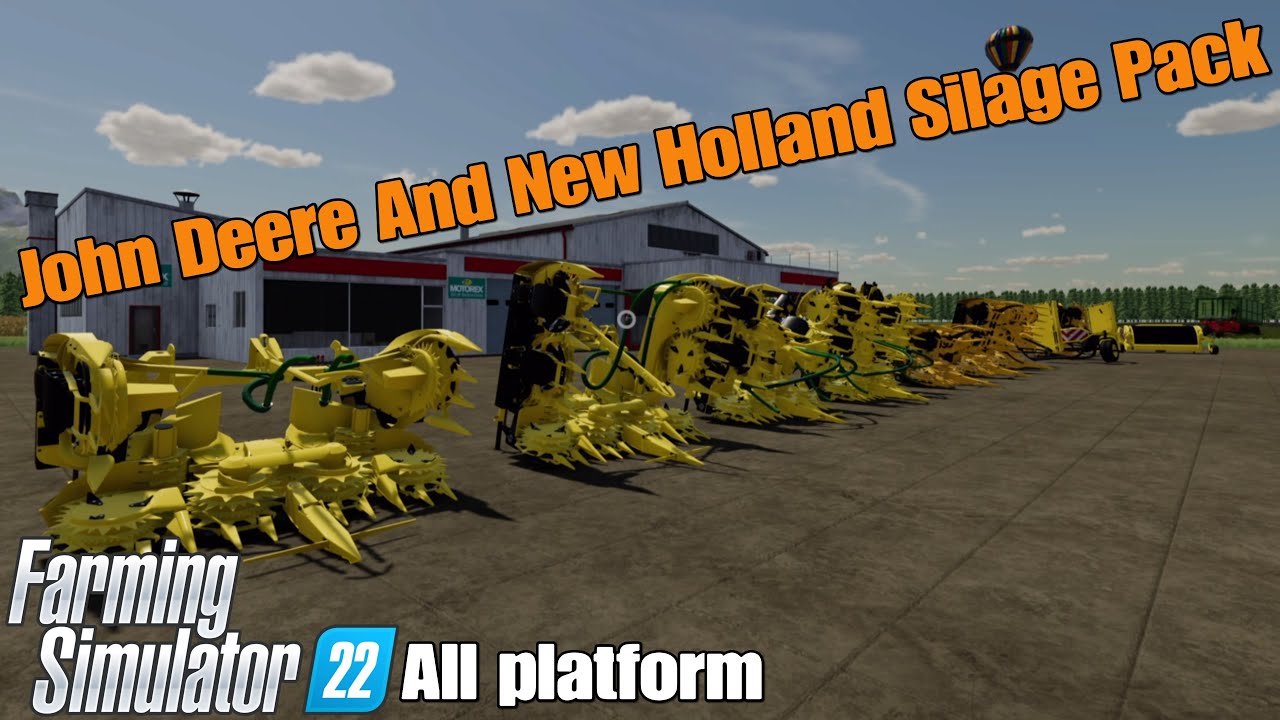 John Deere And New Holland Silage Pack / FS22 mod for all platforms ...
