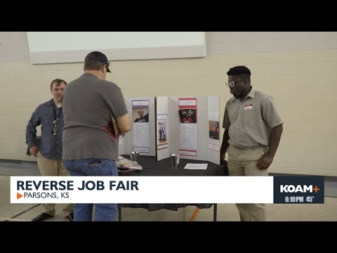 SEK students pitch their skills at a reverse job fair