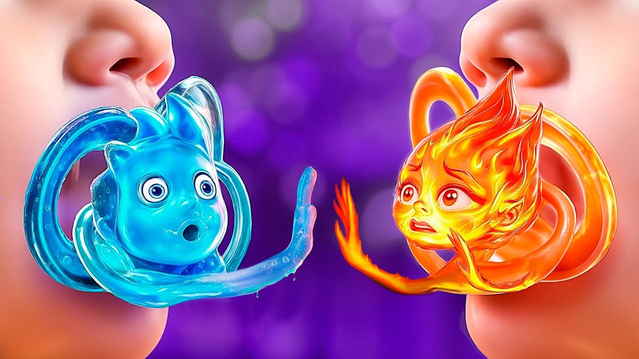 I Was Adopted by Wade and Ember! The NEW Family ELEMENTAL in Real Life ...