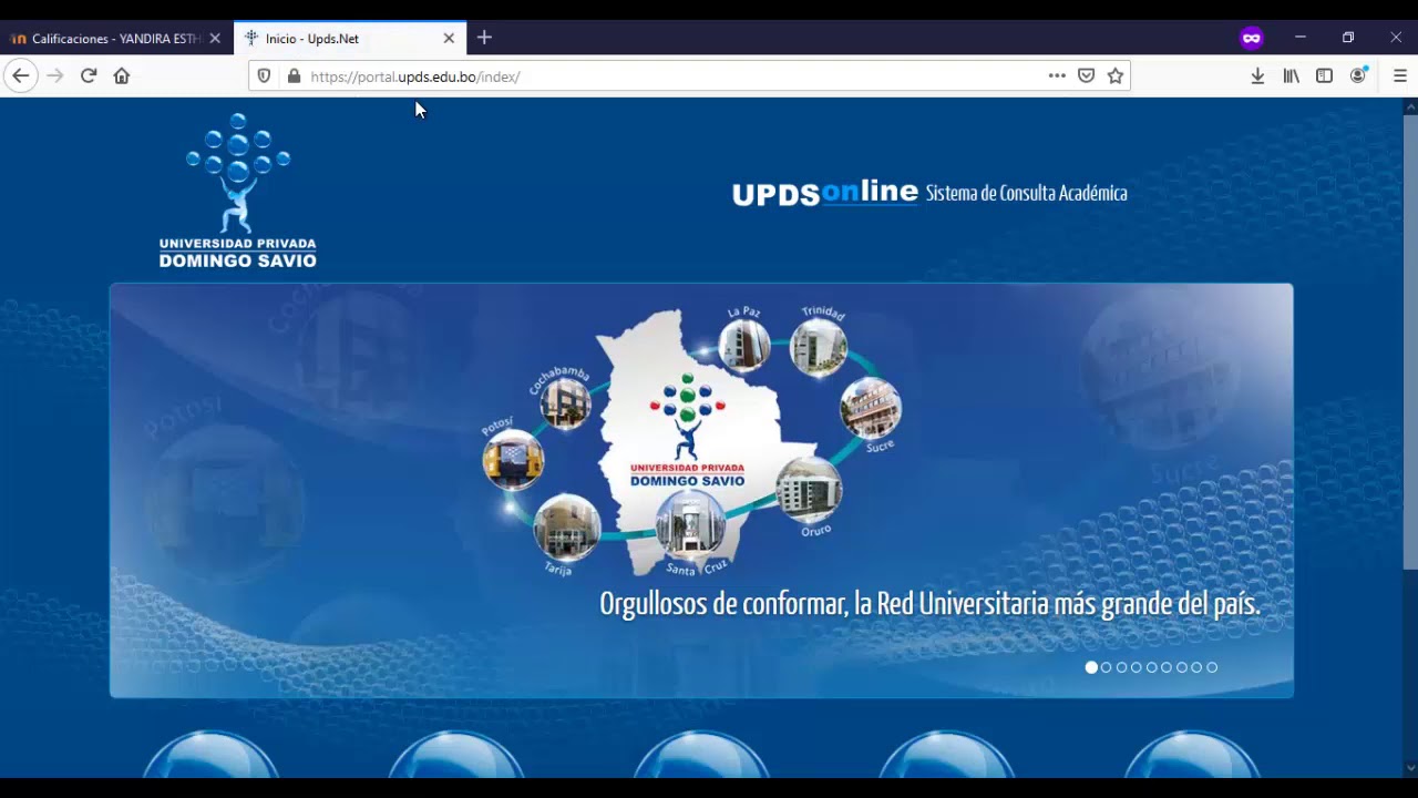 COMO VER CALIFICACIONES EN LA PLATAFORMA VIRTUAL Y UPDS.NET - YouTube