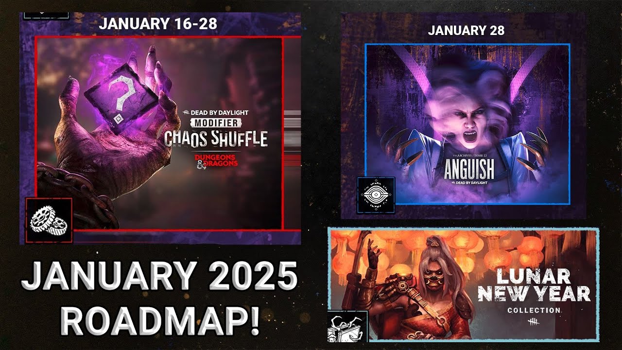 Dead By Daylight January Roadmap! Dungeons & Dragons Chaos Shuffle ...