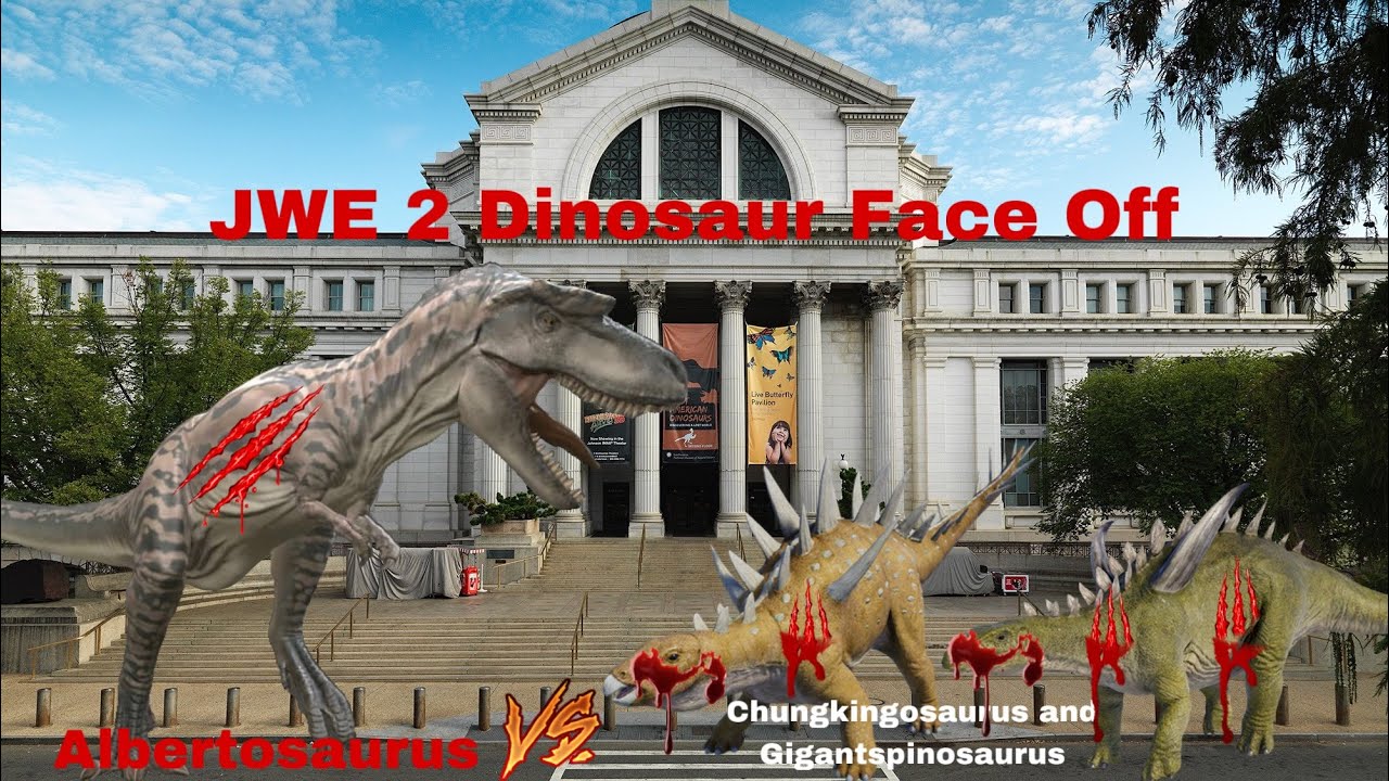 JWE 2 Dinosaur Face Off Albertosaurus vs Chungkingosaurus and ...