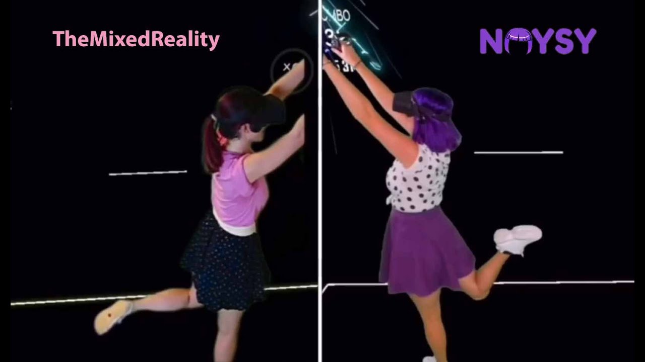 BeatSaber - Dance Off Mode with Naysy! - YouTube