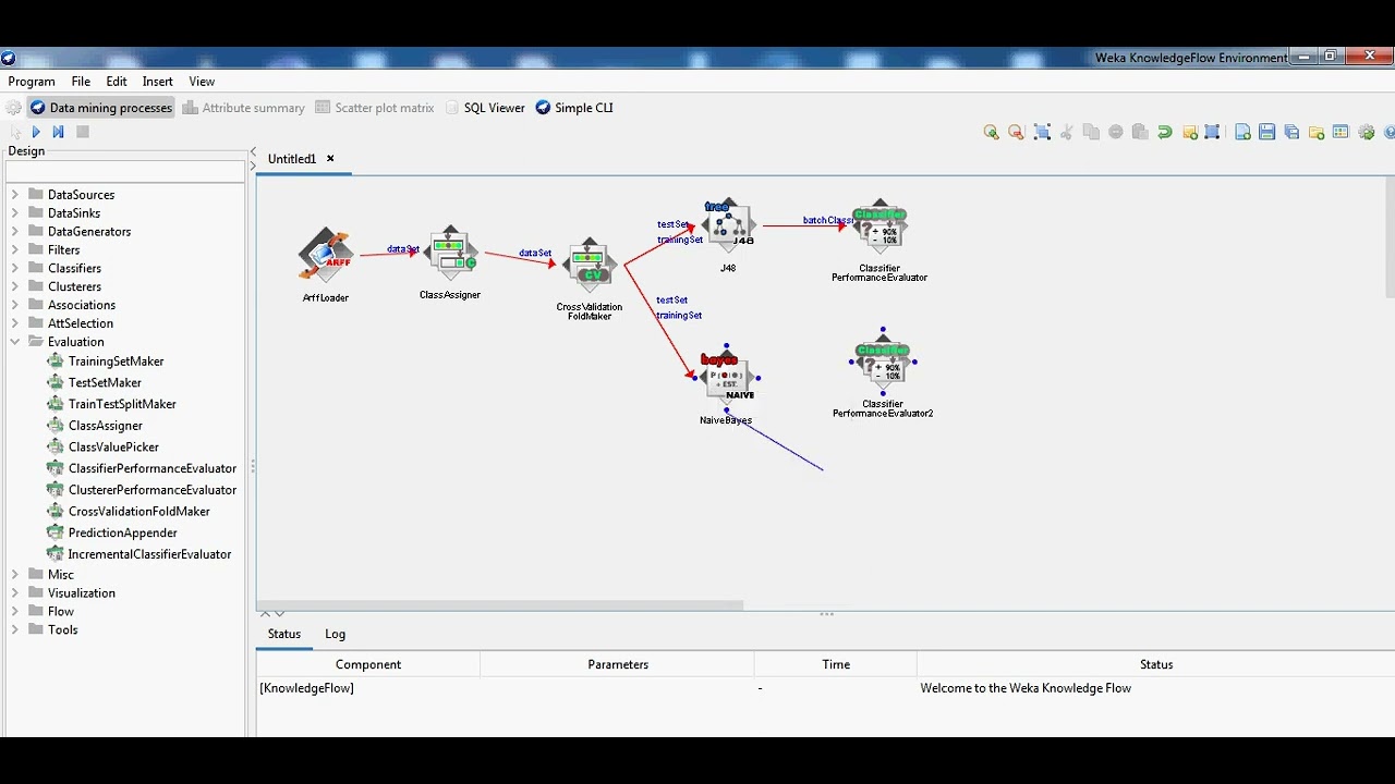 Roc curve using Weka شرح - YouTube