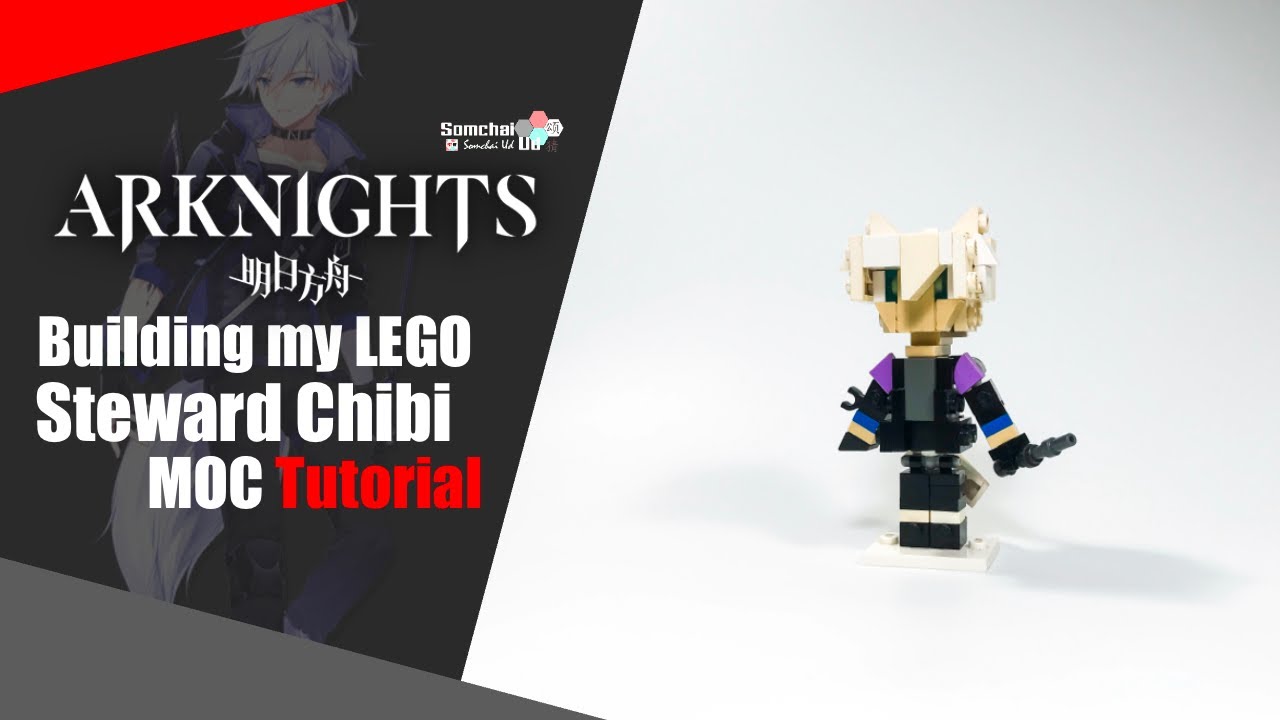 LEGO Arknights Steward Chibi MOC Tutorial | Somchai Ud - YouTube