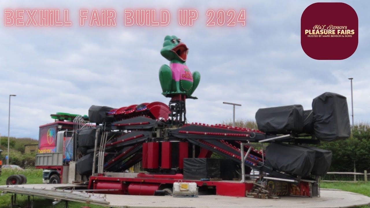 Glyne Gap Bexhill Fair Build Up 2024 - YouTube