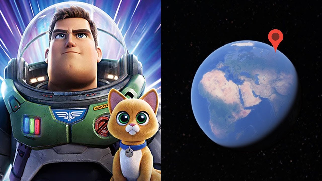Buzz Lightyear on Google Earth! Toy Story - YouTube