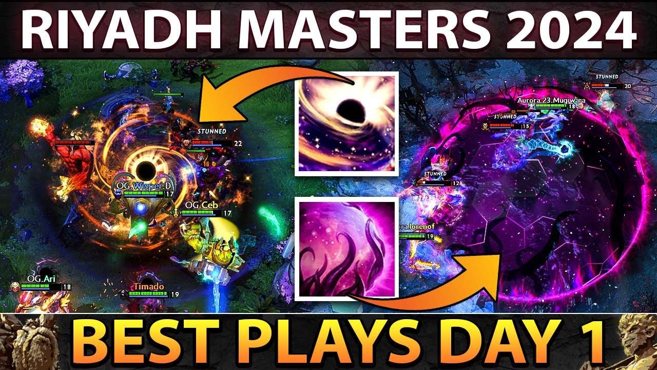Dota 2 Best Plays of Riyadh Masters 2024 - Group Stage - Day 1 - YouTube