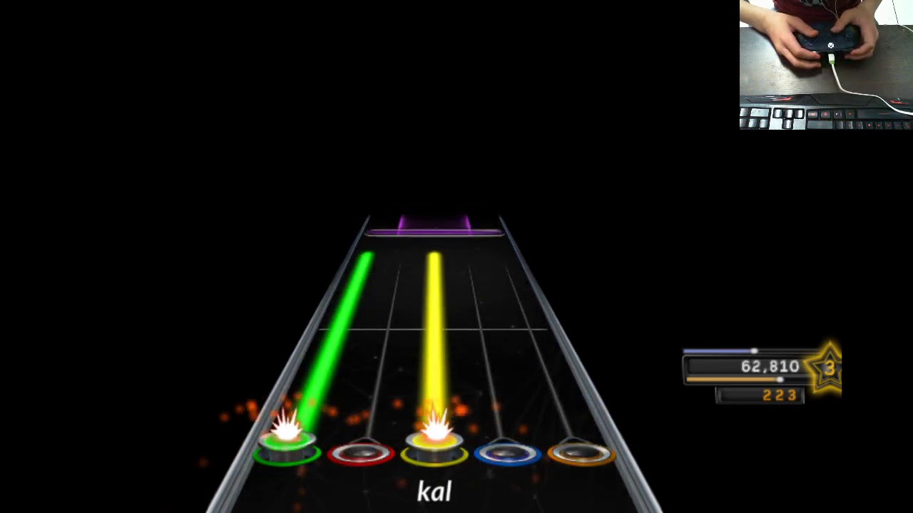 Clone Hero Queen/Daft Punk Robot Rock 100% primeiro video com camera do ...
