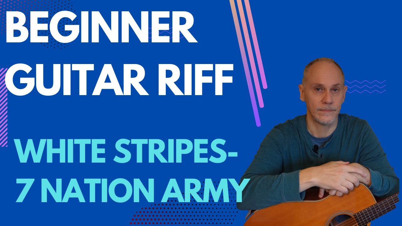 Beginner guitar riff: All Hail White Stripe's 7 Nation Army! - YouTube