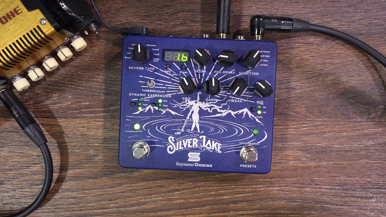 Seymour Duncan - Silver Lake Dynamic Reverb (NAMM 2018 Pedal Demo ...
