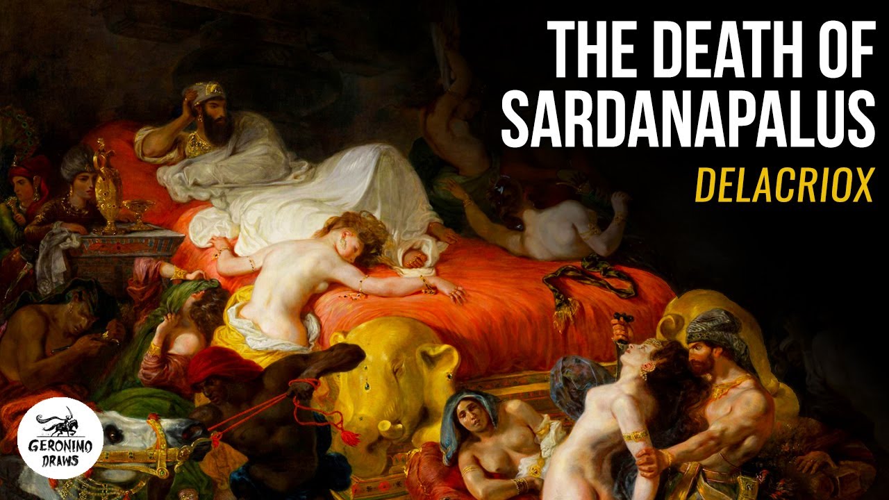Delacroix’s Bloody Portrait of a Villain — THE DEATH OF SARDANAPALUS ...