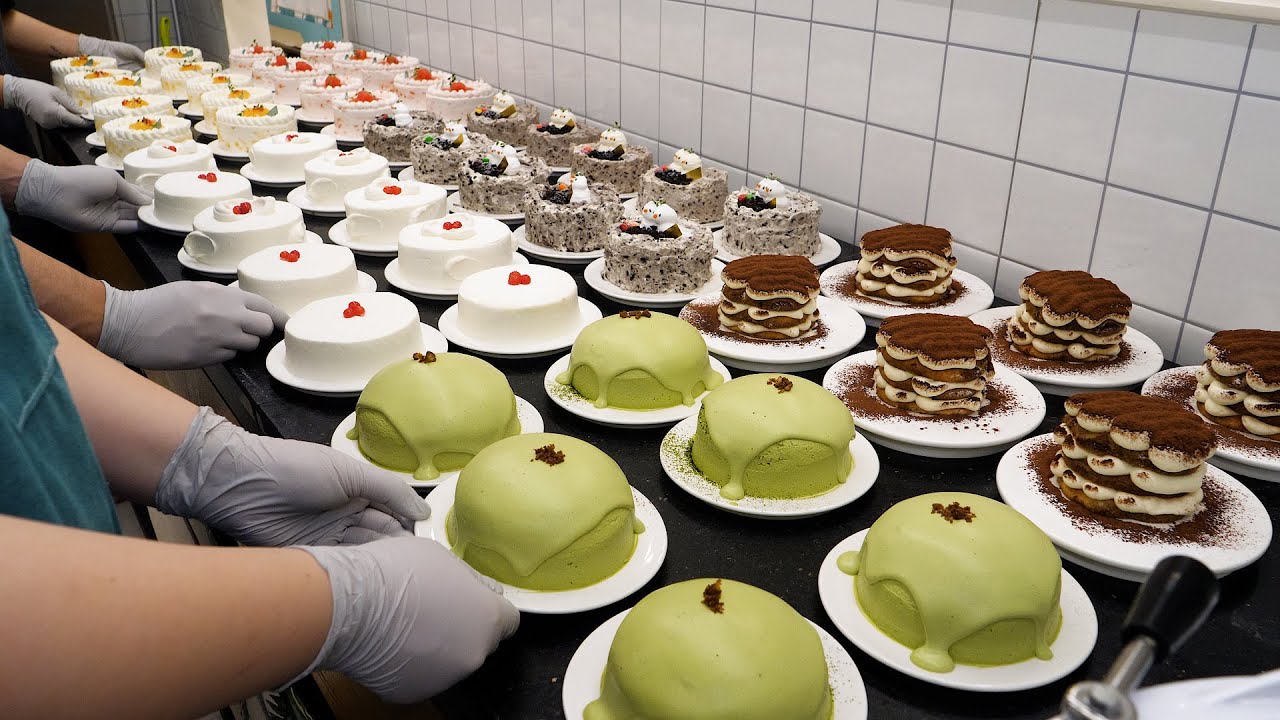 숙련된 달인들의 다양한 케이크! 보기만해도 힐링되는 특별한 케익 만들기 3편 몰아보기 korean best cake making ...