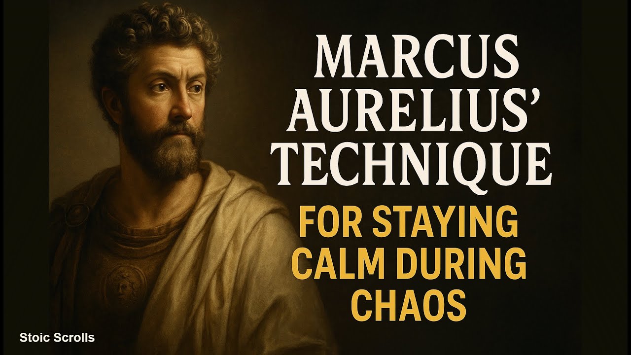 Marcus Aurelius’ Technique for Staying Calm During Chaos - YouTube
