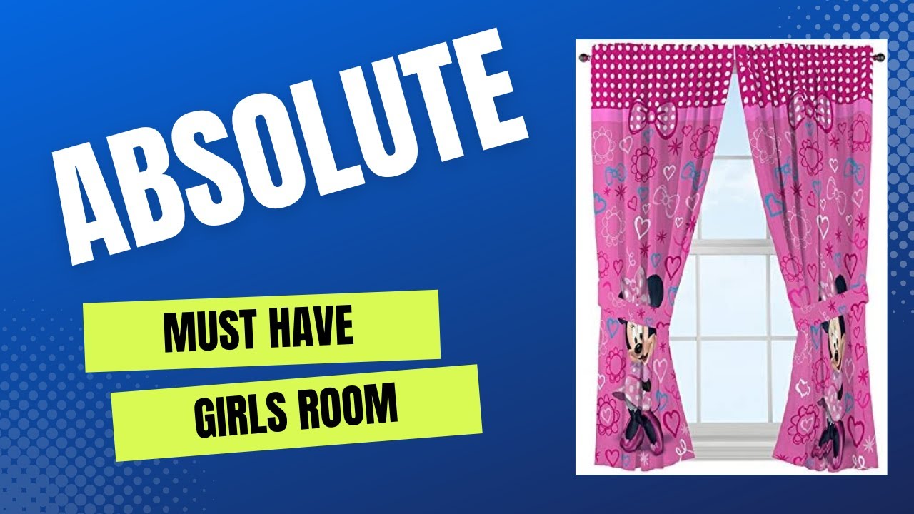 These Disney Minnie Mouse Window Curtains are the CUTEST! - YouTube