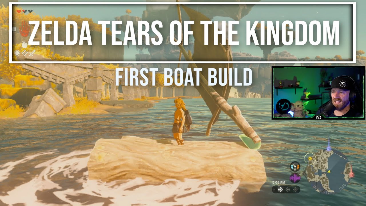 First Ever Boat Build | Zelda Tears of the Kingdom - YouTube