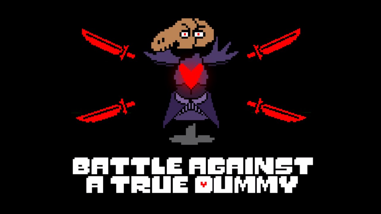 Undertale - Battle Against a True Dummy - YouTube