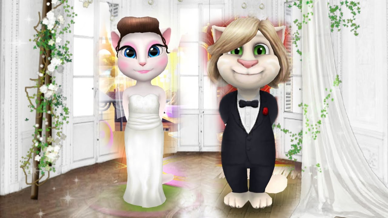 Talking Tom And Angela Wedding