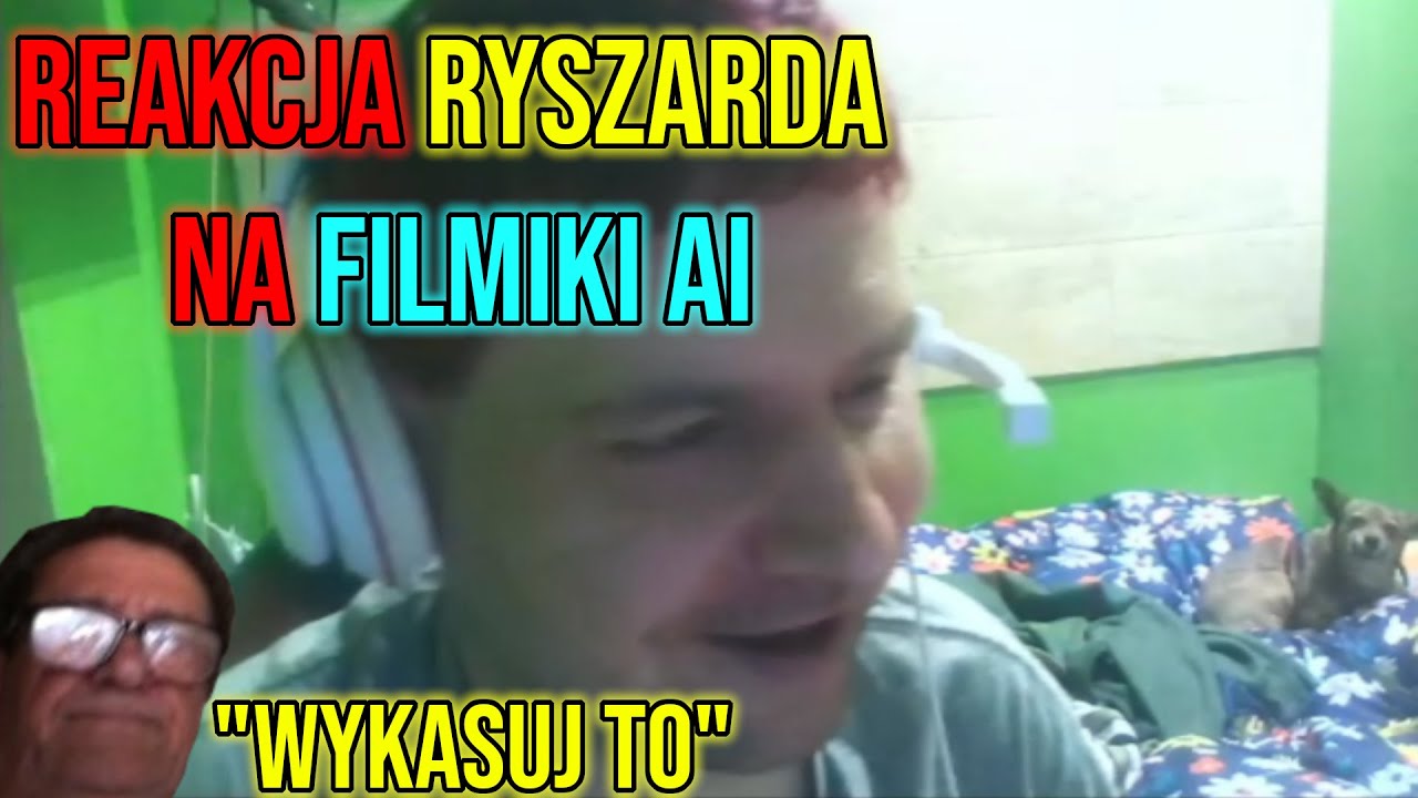 Dawid Jasper REAKCJA RYSZARDA NA FILMIKI AI - YouTube