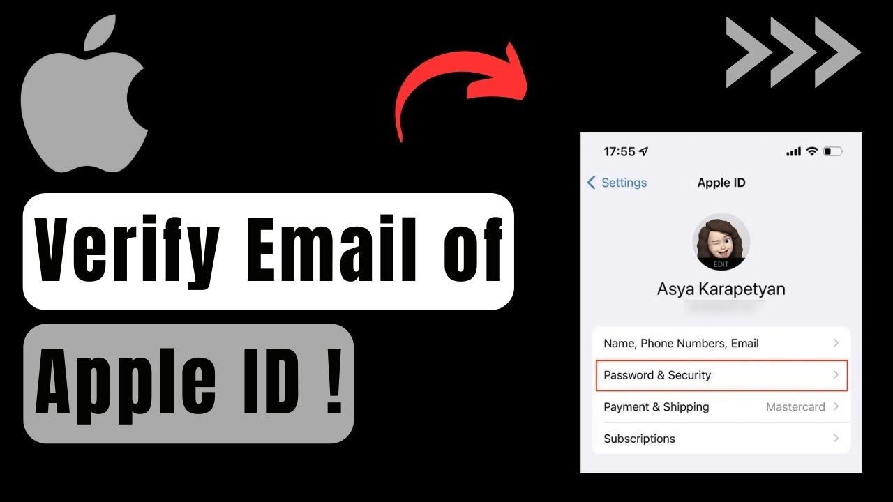 Verify Email Address On Apple ID ! - YouTube
