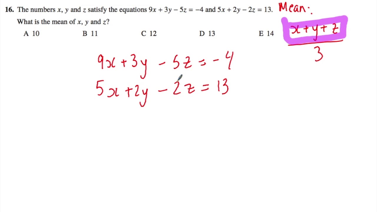 Tricky UKMT Senior Maths Challenge Question - YouTube