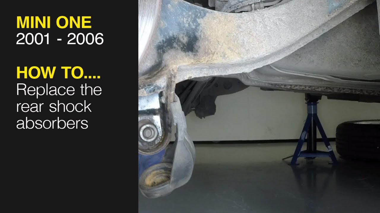 How to Replace the rear shock absorbers on the Mini One 2001 to 2006 ...
