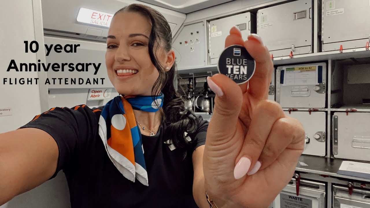 10 Year Anniversary | Flight Attendant Life - YouTube