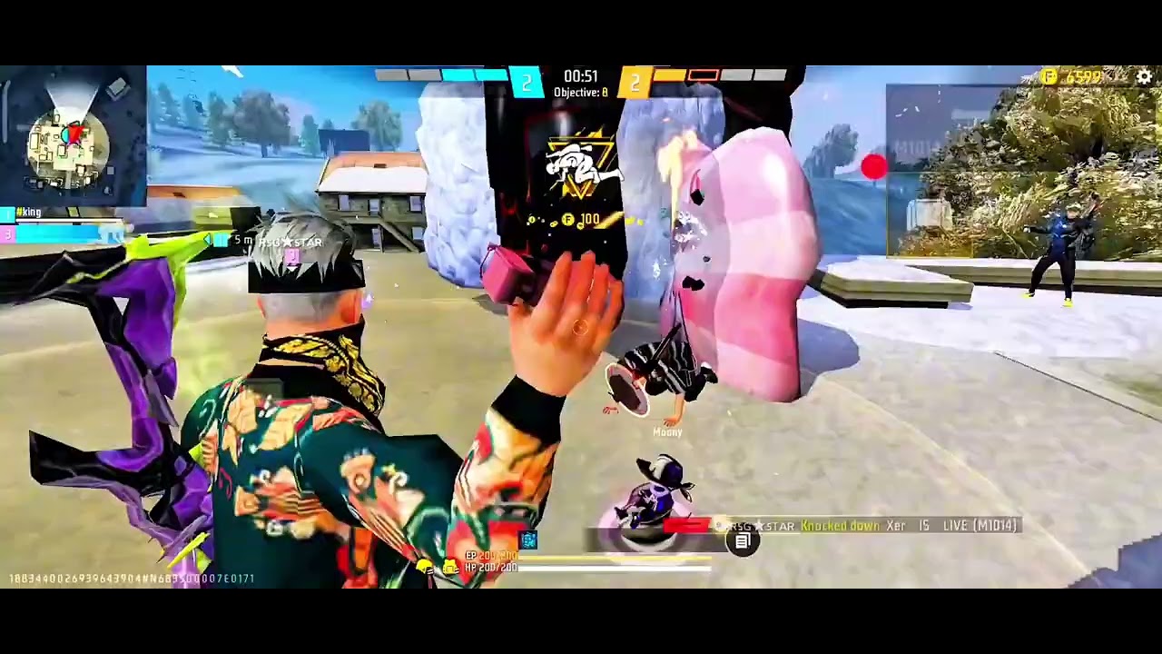 Free fire game play Jatin Rai star - YouTube