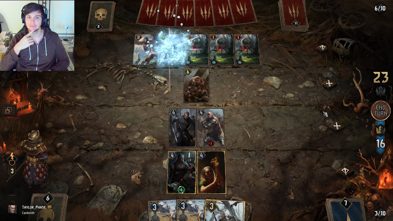 Solo GWENT Game from The WITCHER! - YouTube