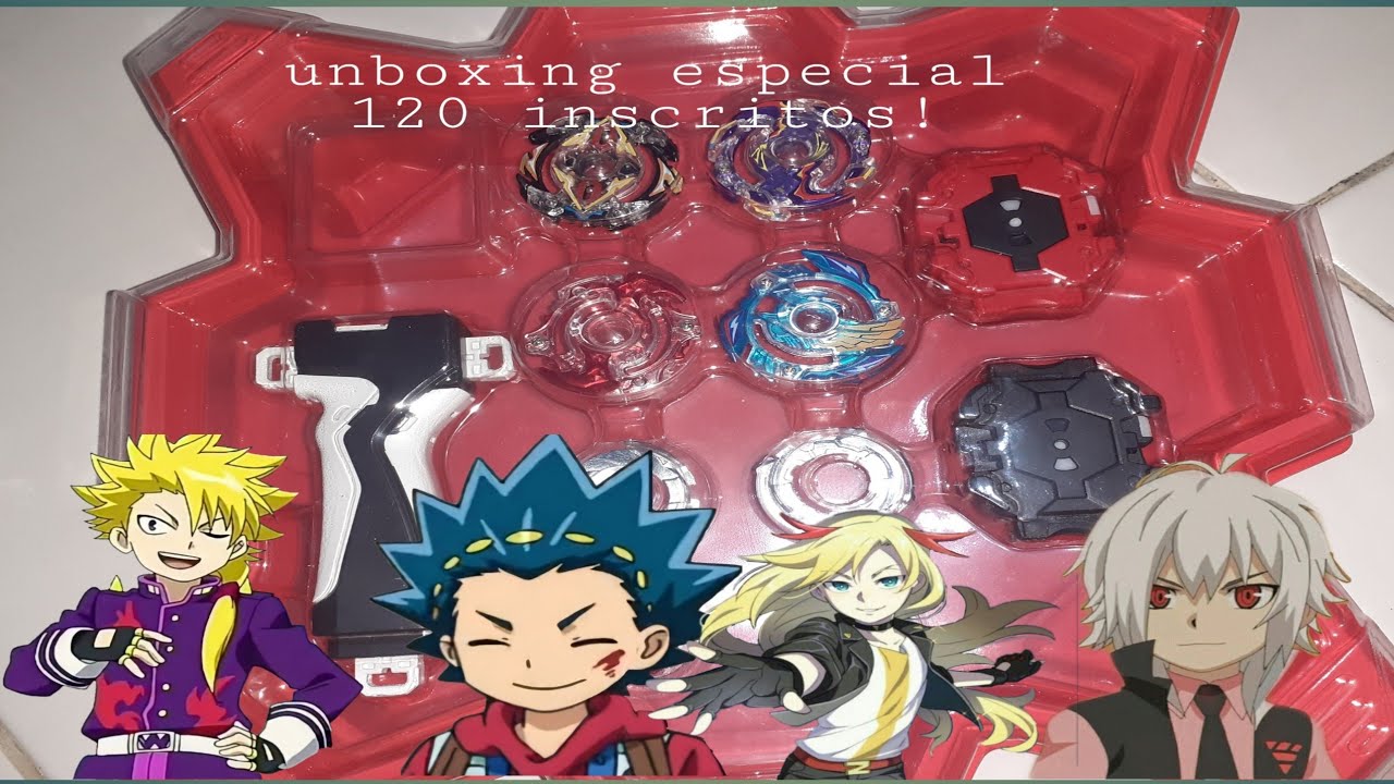 Unboxing kit da td beyblade tornado gyro combat especial #meurobux ...