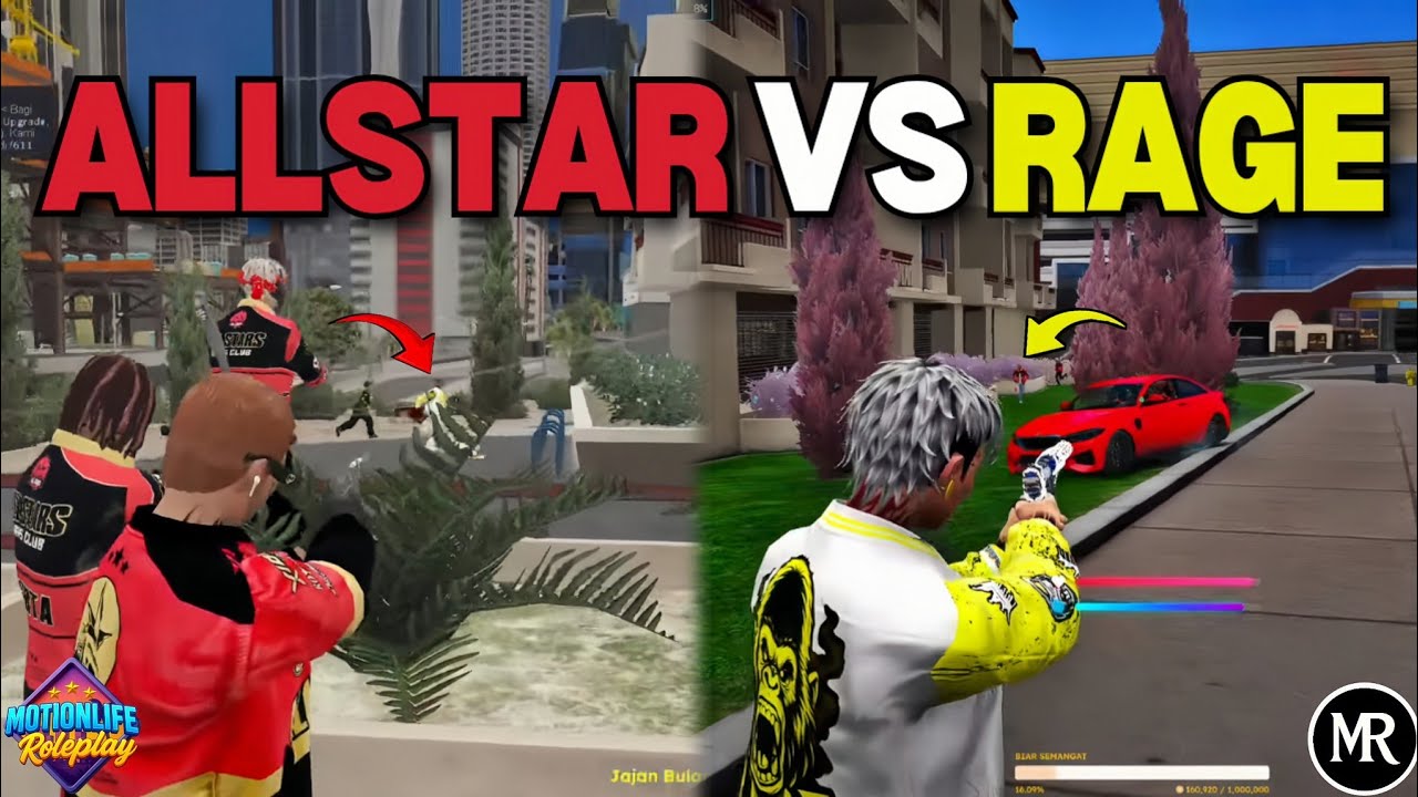 LAST WAR ALLSTAR VS RAGE !! POLISI IKUT CAMPUR ?! GTA V ROLEPLAY # ...