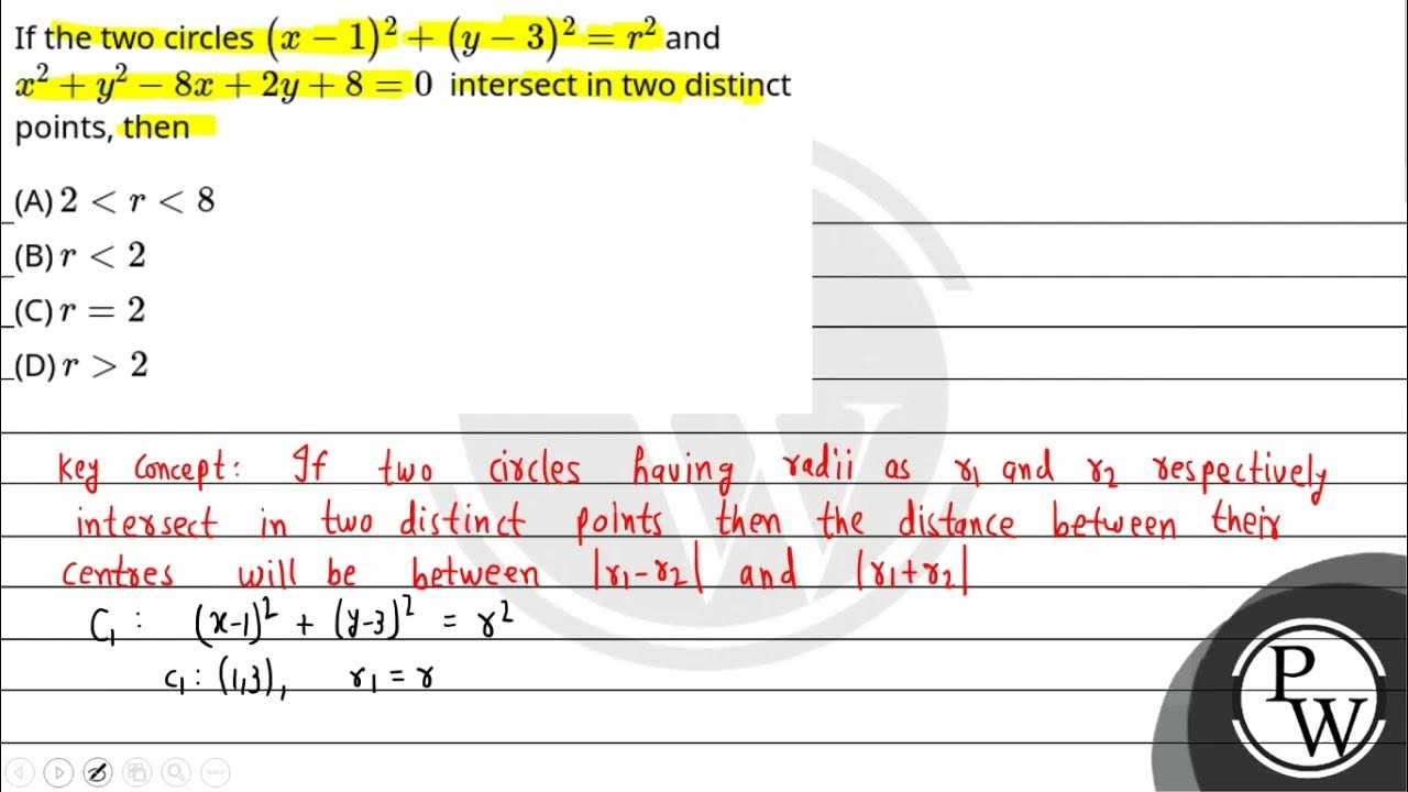 if-the-two-circles-x-1-2-y-3-2-r2-andx2-y2-8x-2y-8-0-intersect-in-two