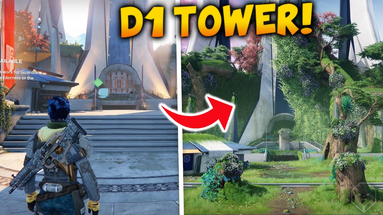 Destiny 1 Tower Returns In Destiny 2 Final Shape - YouTube