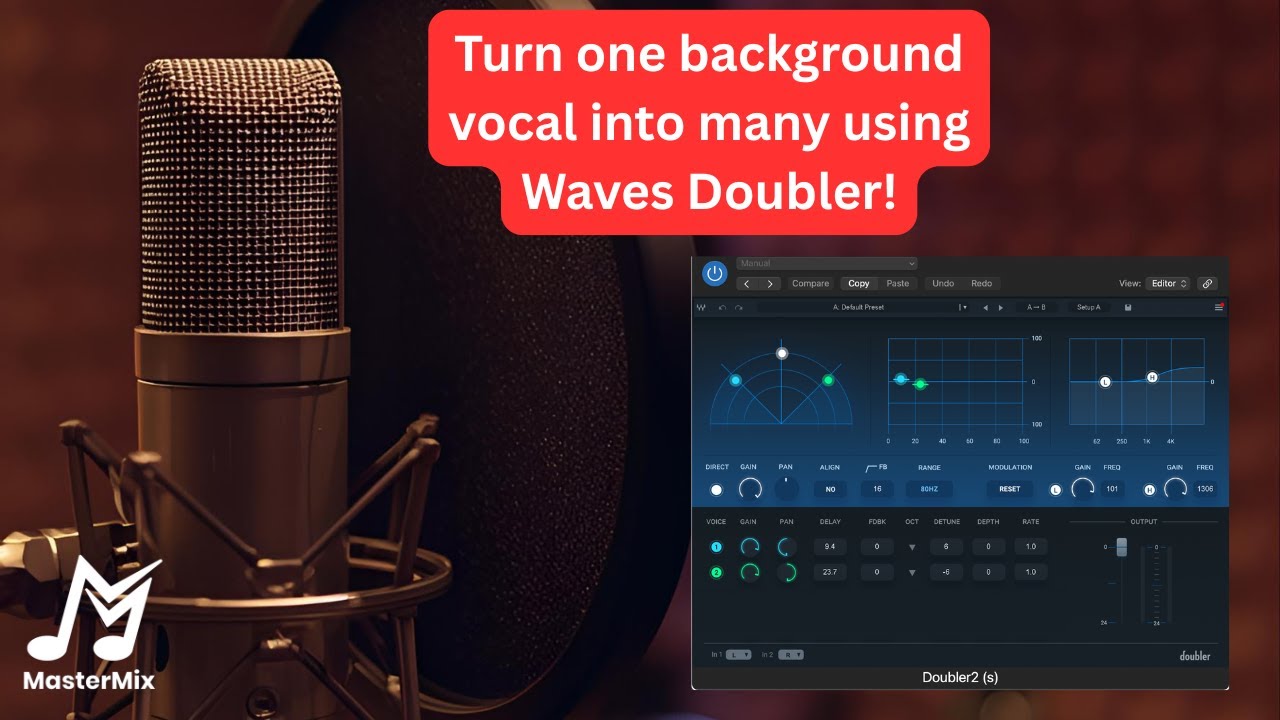 Turn One Vocal Into Many! Give your vocals width and presence using the ...