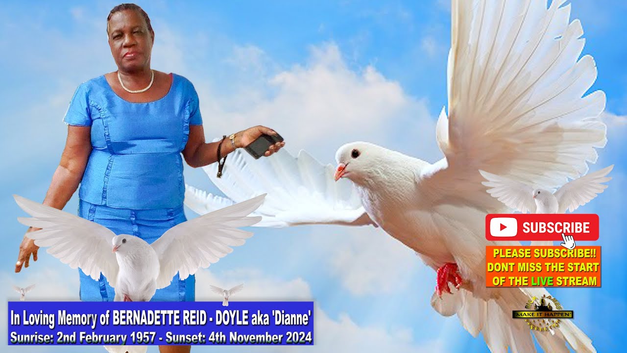 The Funeral Service of BERNADETTE REID- DOYLE aka 'Dianne' - YouTube