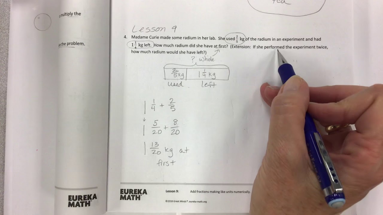 Eureka Math Grade 5 Module 3 Lesson 9 Problem Set Last Problem Number Eureka Math Grade 5 Module 3 Lesson 9 Problem Set Last Problem Number