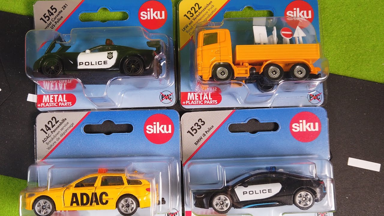 Various new diecast cars from Siku - YouTube