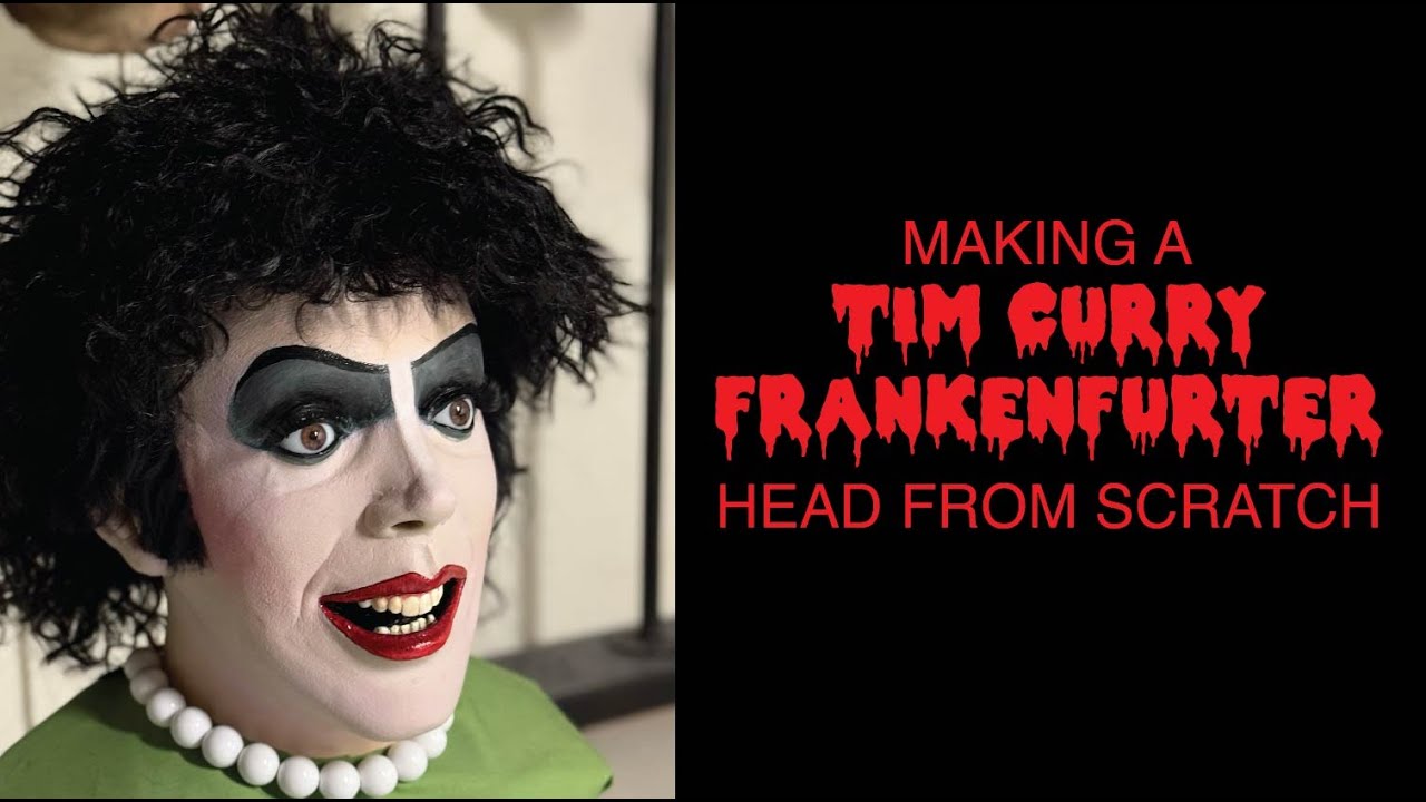 Making a Rocky Horror Frankenfurter bust! - YouTube