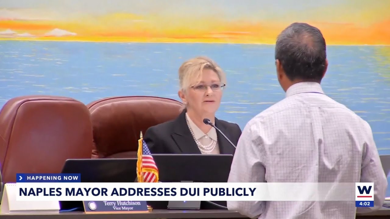 Naples Mayor Teresa Heitmann publicly speaks about DUI arrest - YouTube