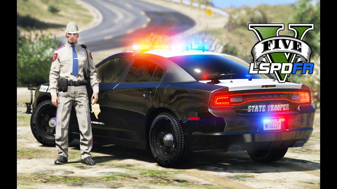 GTA 5 - LSPDFR Ep93 - Texas State Troopers in Action!! - YouTube