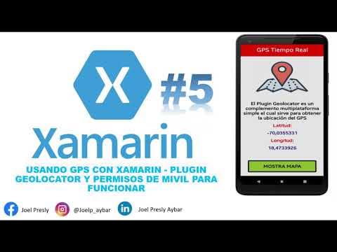 Ejercicio 5 - Usando GPS con Xamarin Plugin Geolocator (Xamarin C#) - YouTube