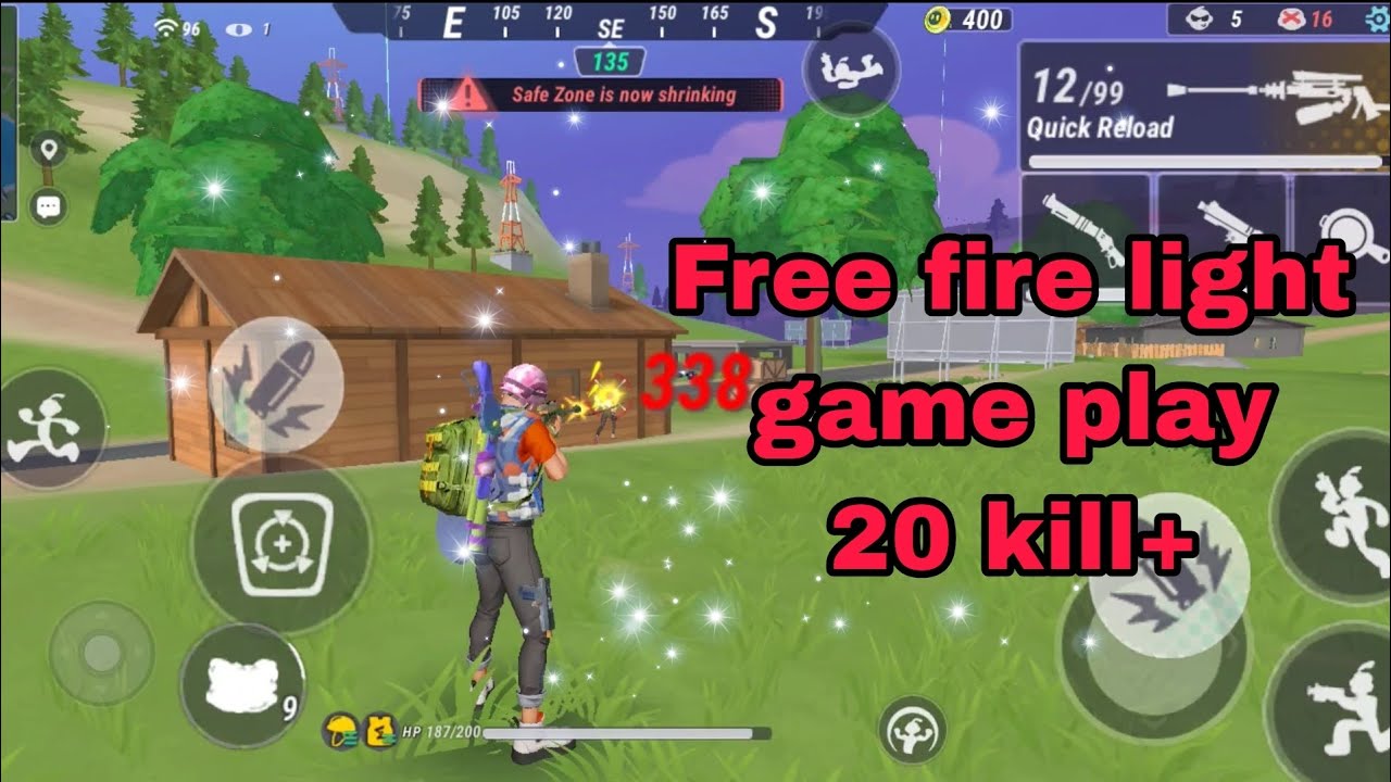 Free Fire Light Game Play 😍😍 - YouTube
