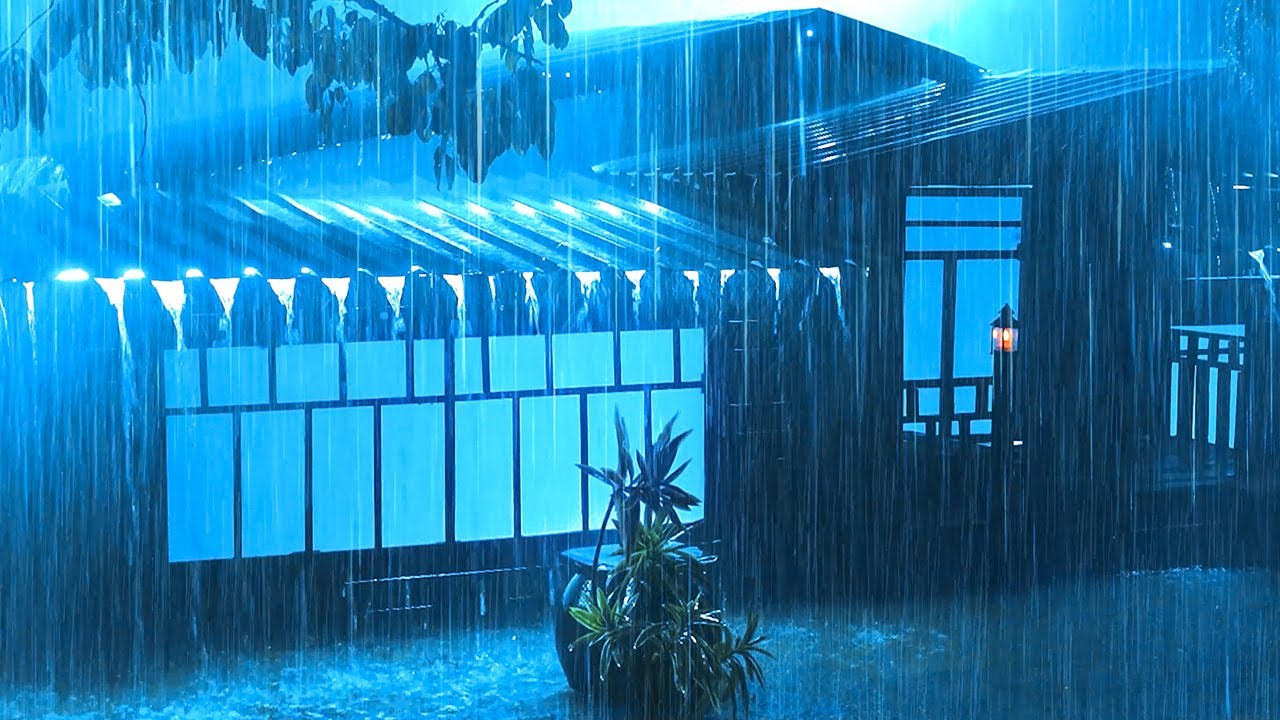 Sleep Deeply and Restore Positive Energy with Heavy Rain, Water ...