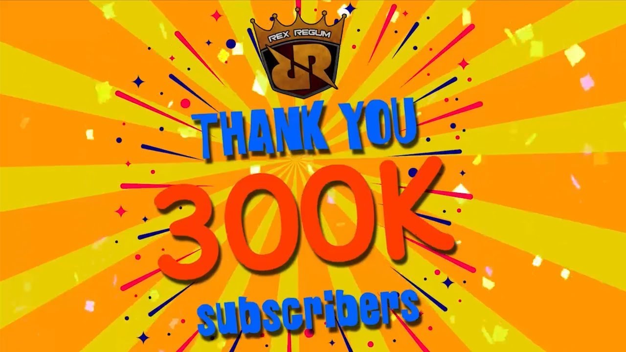 Thanks For 300k Subscribers! 500k CHALLENGE!! - YouTube