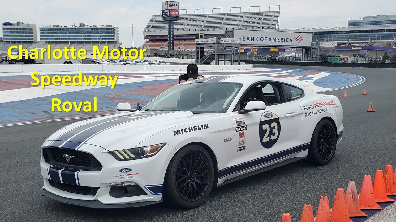 Ford Performance Mustang GT Rips Charlotte Motor Speedway Roval - YouTube