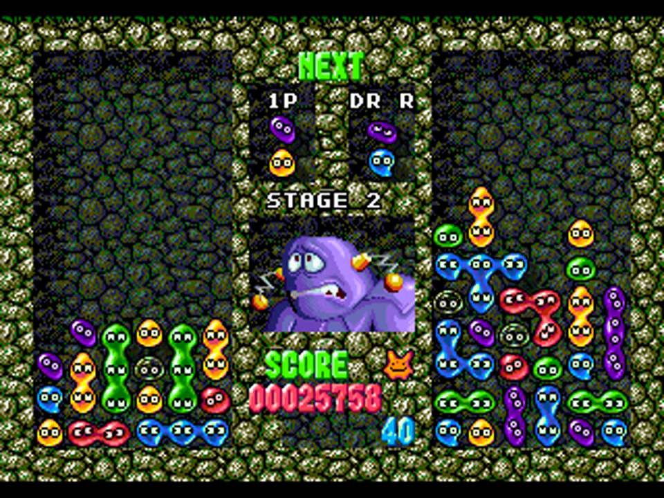 Dr. Robotnik's Mean Bean Machine (GEN) Hardest Difficulty Stage 2 - YouTube