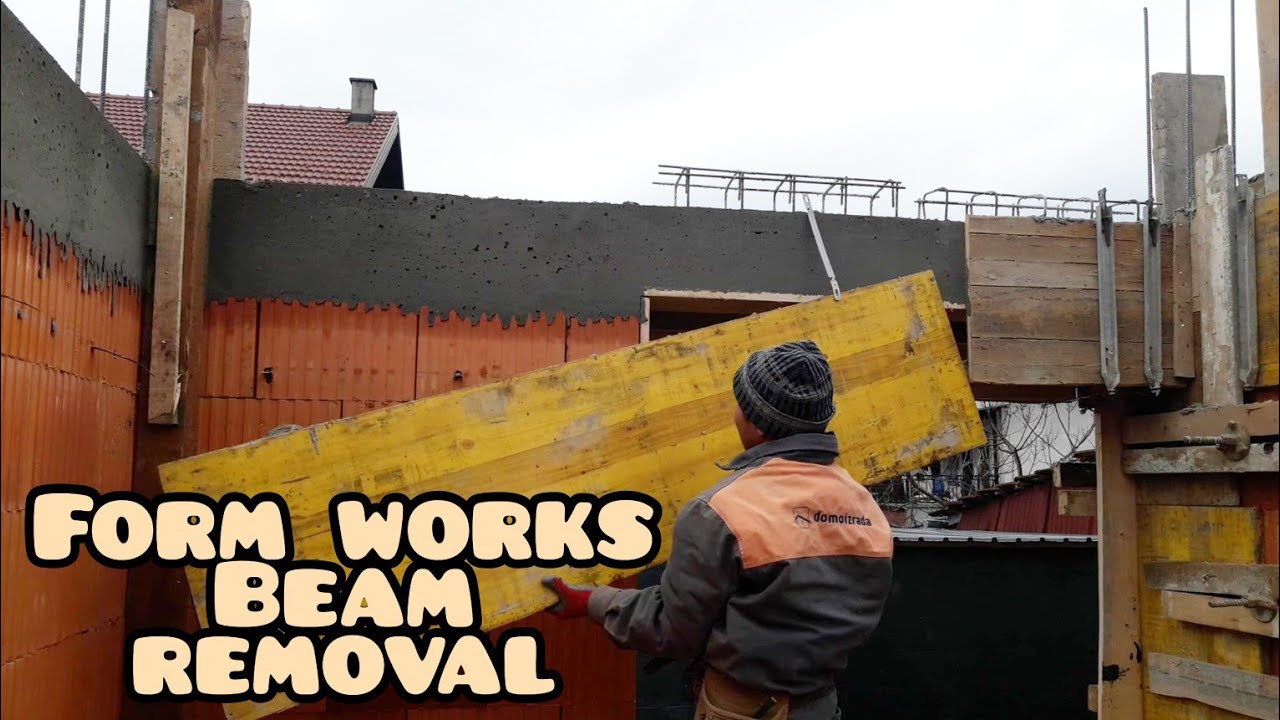 Pagtanggal ng porma ng Biga/Beam #formsworks#beam# - YouTube